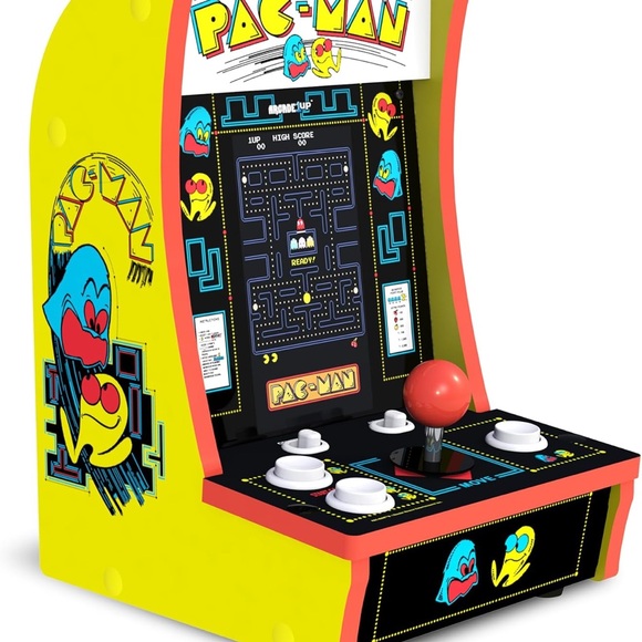 Pacman | Video Games & Consoles | Yellow And Black Mini Arcade Console ...